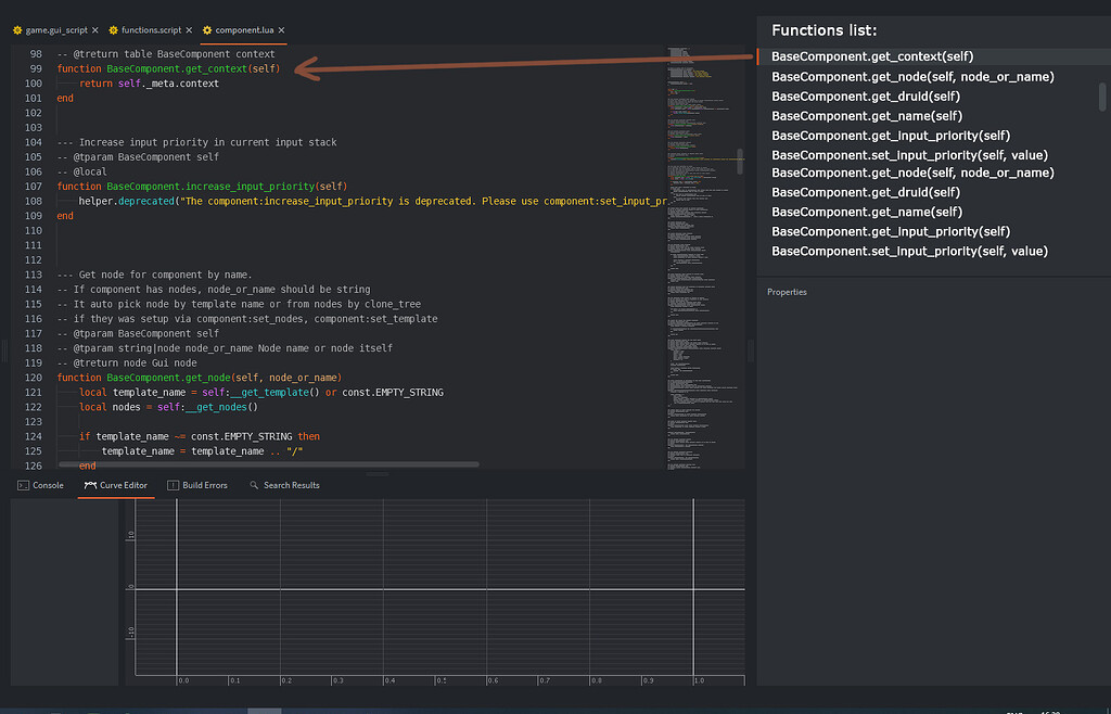 Functions List Feature Requests Defold Game Engine Forum
