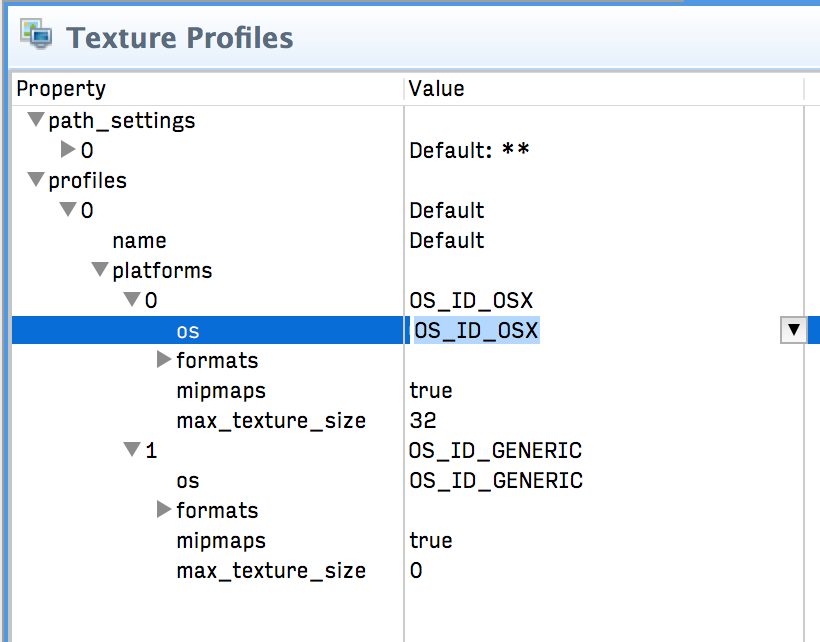 Texture Profiles ID OS_ID_OSX doesn't work (SOLVED) - Bugs - Defold ...