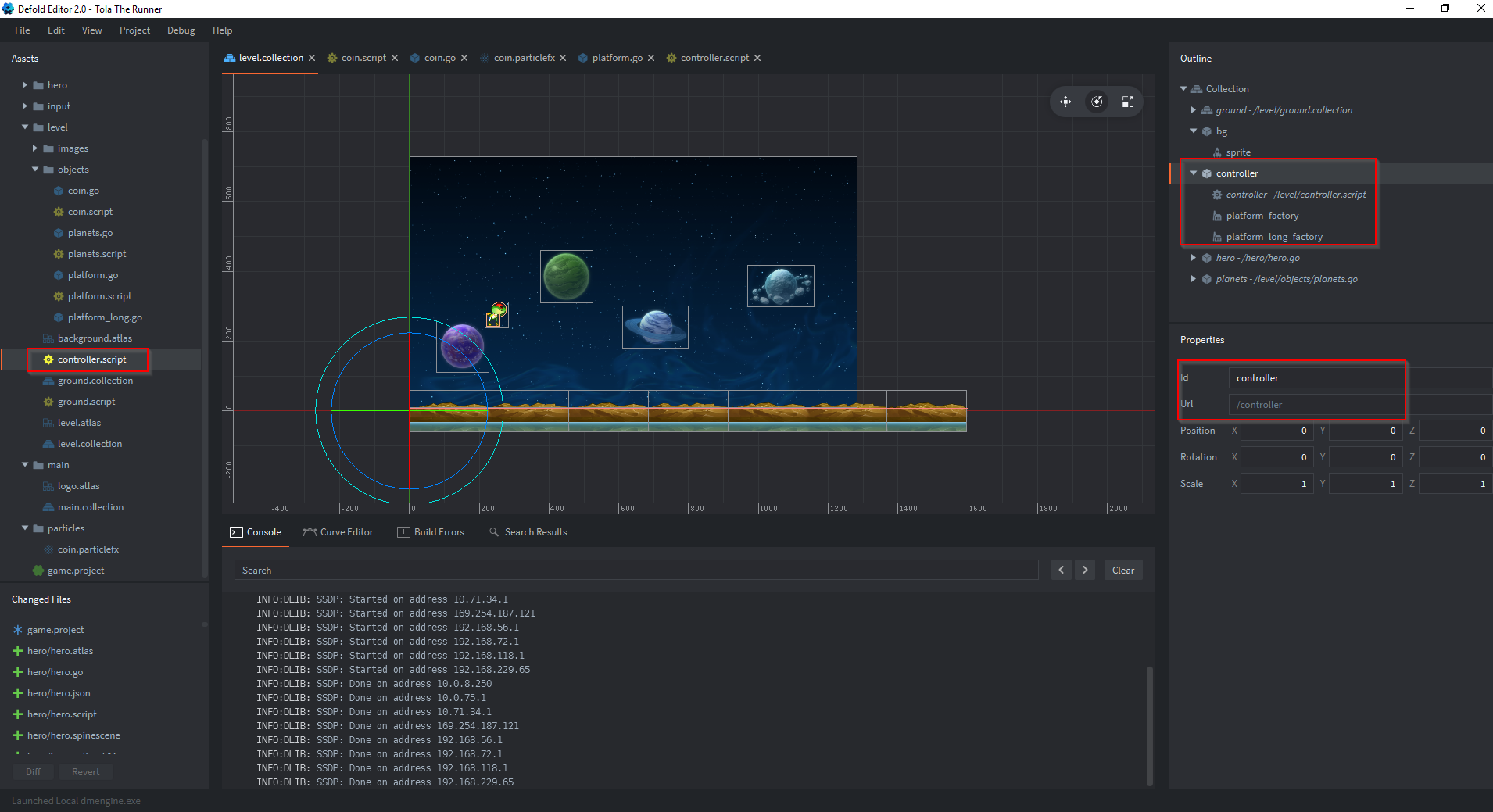 Runner Tutorial Error Gameobject Component Level Ground Controller