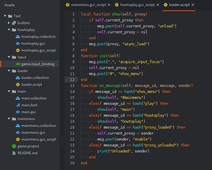 GUI switching (SOLVED) - Questions - Defold game engine forum